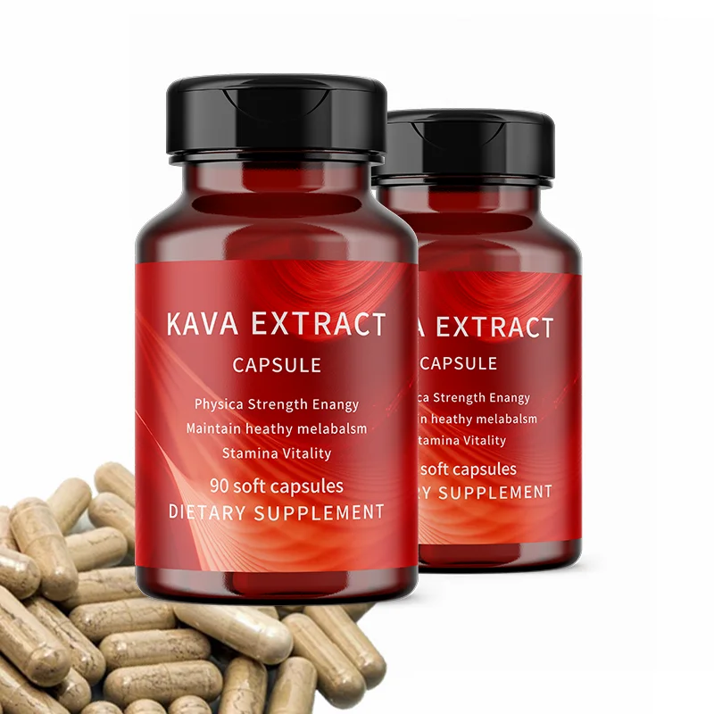 Private Label Health Food Supplement Kava Root Extract Capsules30% Kava ...