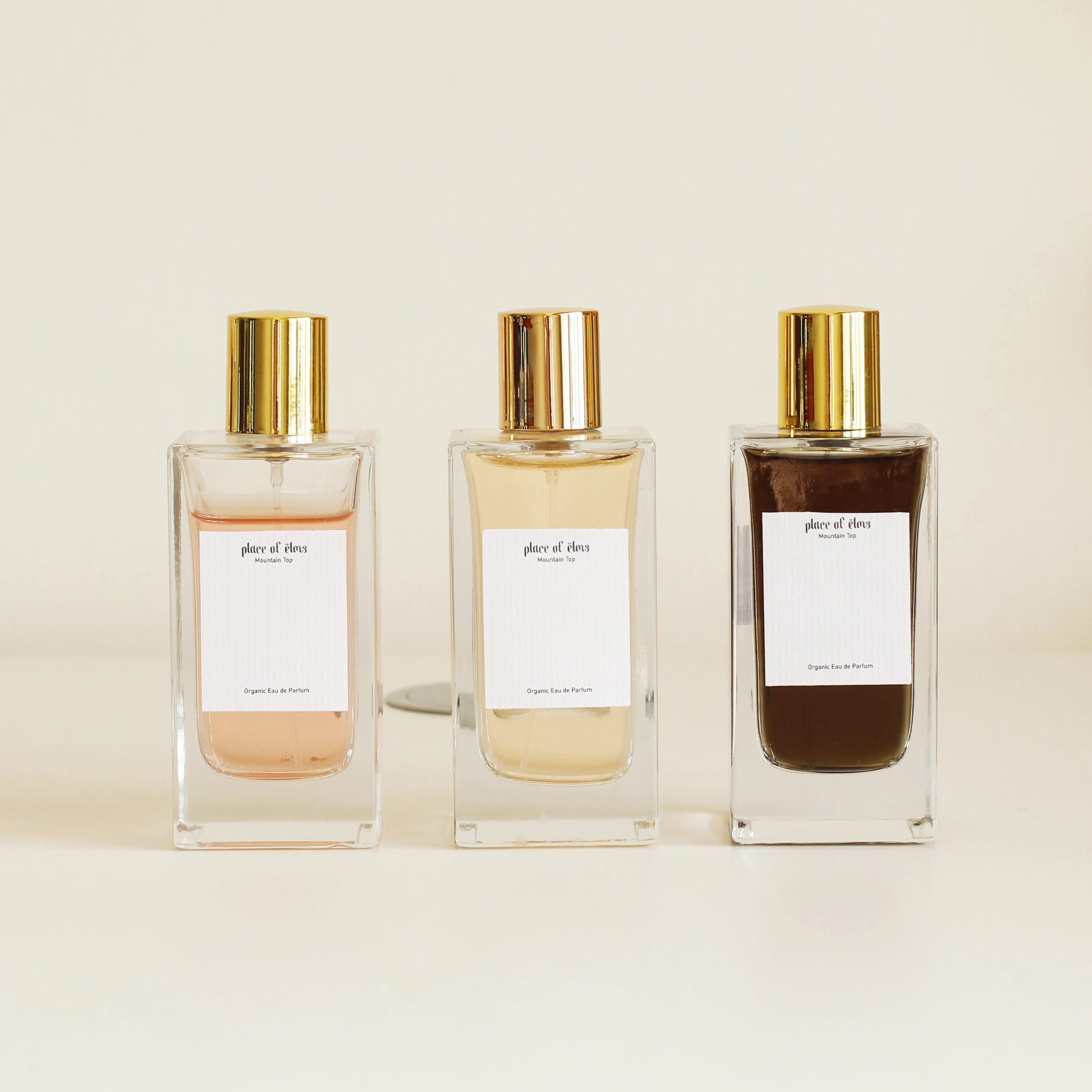 30ml 50ml 100ml Clear Glass Thick Wall Flat Shoulder Rectangle Square ...