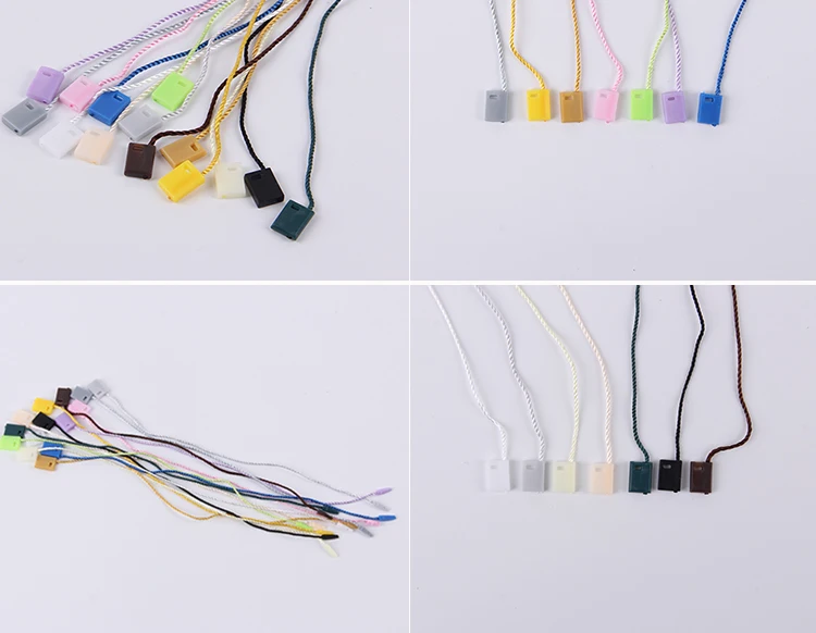 Wholesale Garment Snap Lock Hangtag String Loop Custom Embossed Brand ...