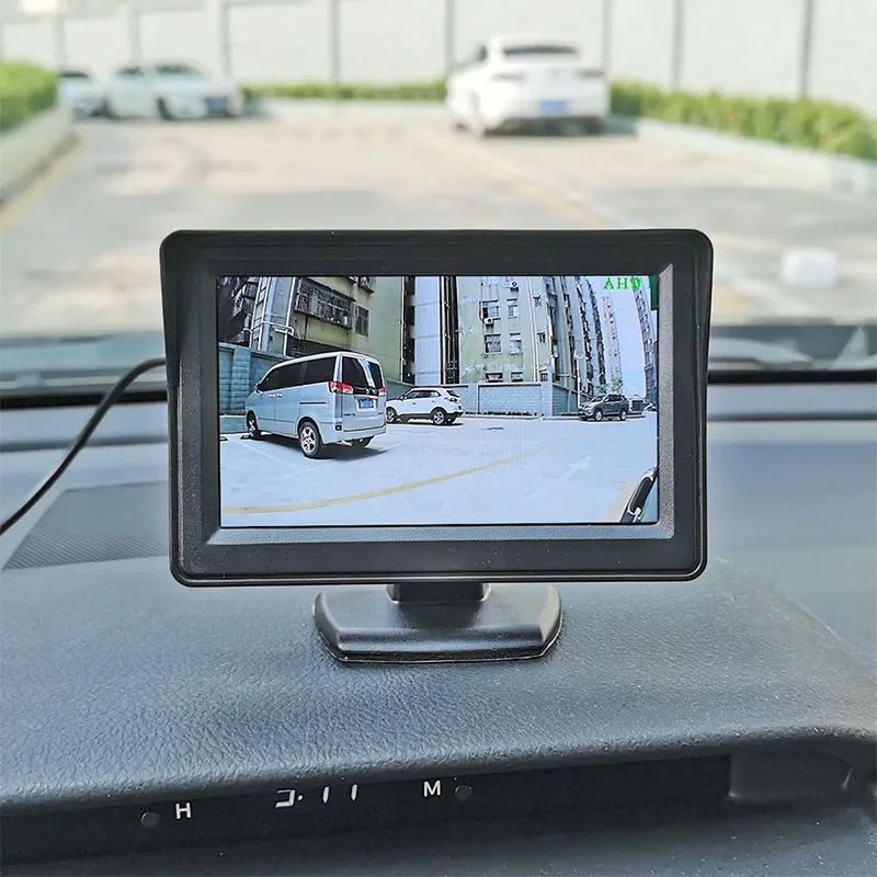 4.3 Inch Lcd Screen Table Car Display System Car Rear View Mirror ...