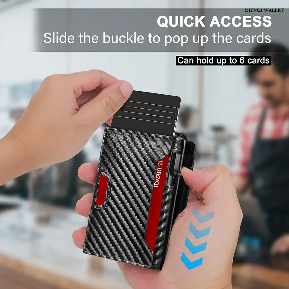 Rfid Credit Card Holder Men Wallets Anti Theft Luxury Wallets for Men ...