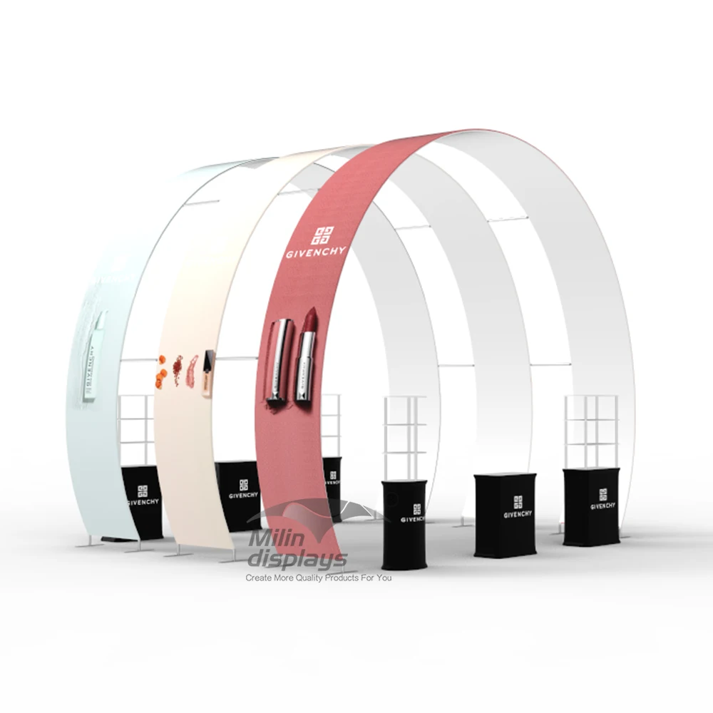 Trade Show Backdrop Banner Stand Exhibition Booth Stand Tension Fabric ...