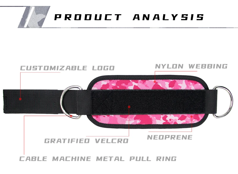 Mkas Adjustable Leg Straps With Neoprene Padding Lower Body Exercises ...