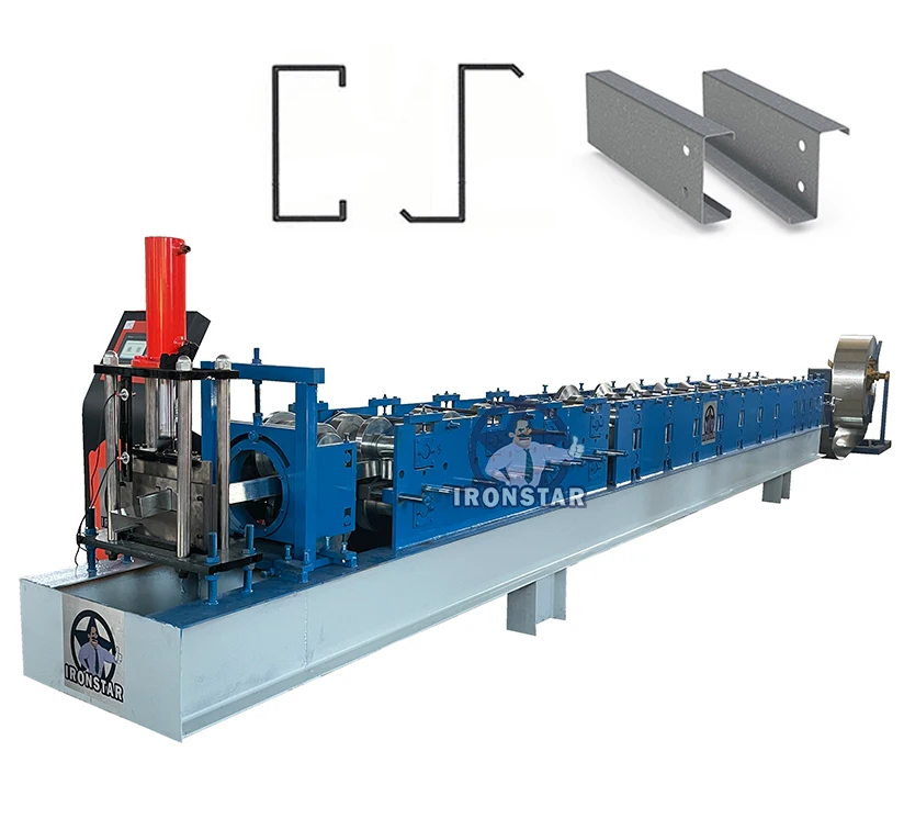 Galvanized Steel Purlins Forming Purlin Precast Concrete T Beam Machine ...