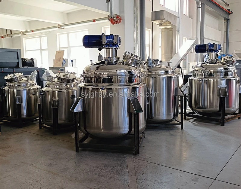 Industrial Liquid Mixer - 50L to 500L Stainless Steel Tanks
