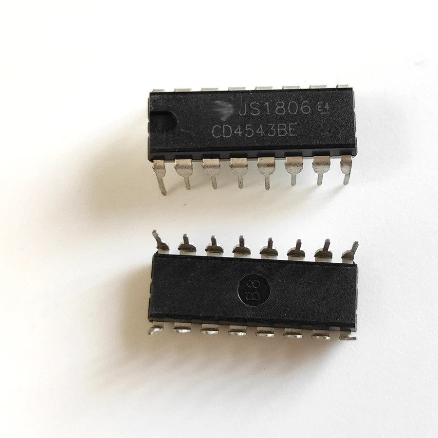 In Stock Cd4543 Cd4543be Lcd Decoder/driver Cmos Dip16 Ic - Buy Driver ...