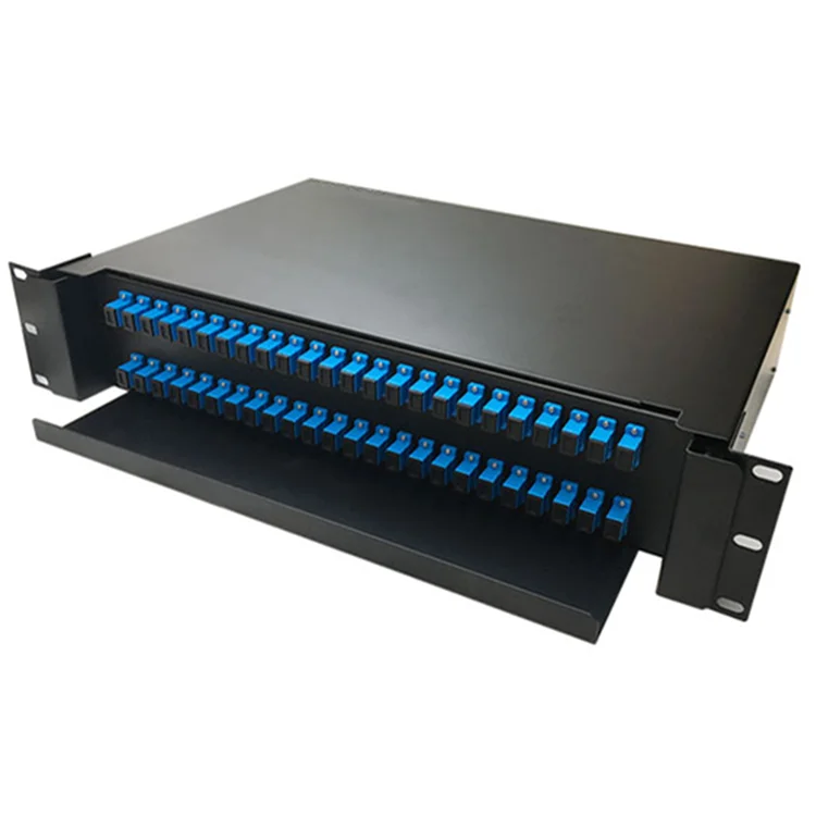 2U Sliding Box ODF Fiber Optic Patch Panel - Twilight