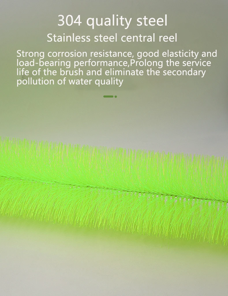 Zaohetian Stainless Steel Bristle Brush Fish Pond High Density Filter ...