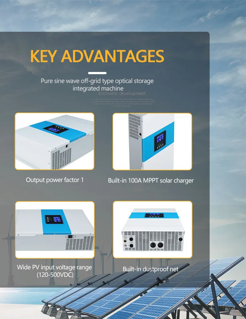 3.5kw 5.5kw Off Grid Inverter 100a Mppt Hybrid Off Grid Solar Inverter ...