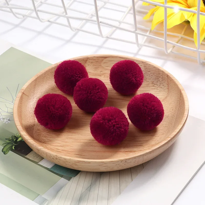Fluffy Soft Pompom Plush Pom Poms Ball 25mm 2.5cm Pompoms Diy Handmade ...
