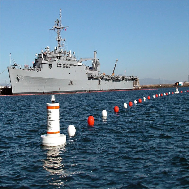 Hdpe Plastic Floating Barrier Sea Warning Floating Row Buoy Marine ...