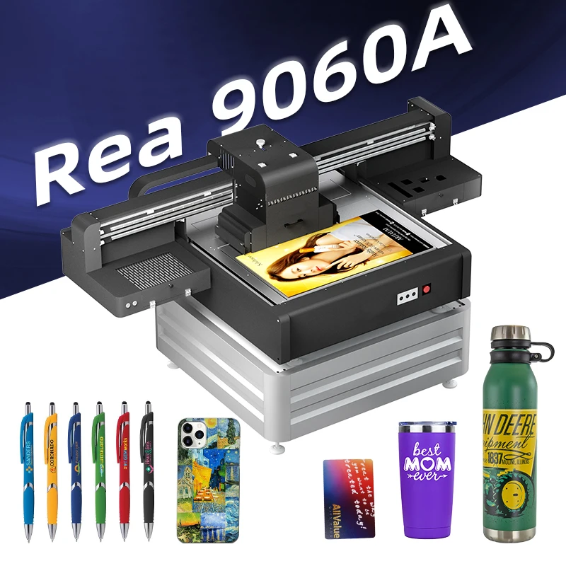 Rainbow Inkjet Small Digital Led Uv Printer A1 6090 Uv Printer Phone ...