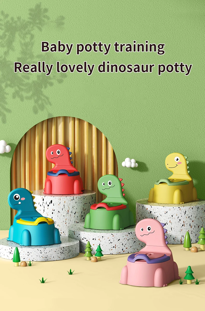 Dino Baby Potty Chair Potty Training Seat Pp Dinosaur Potty Cartoon ...