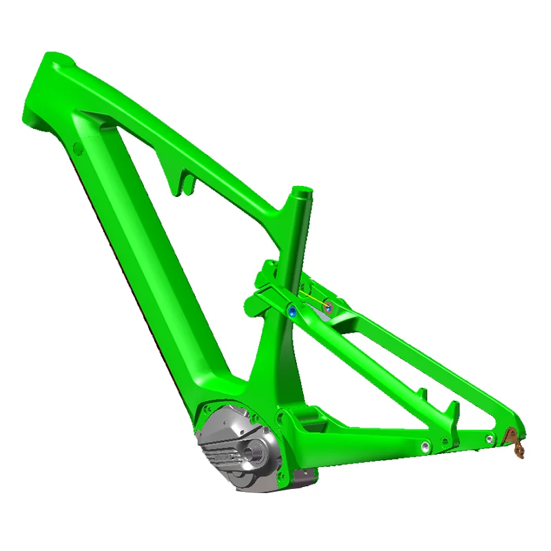 Electric All Mountain Bike Carbon Frame Travel 180mm Shi-mano Ep8 Bt ...