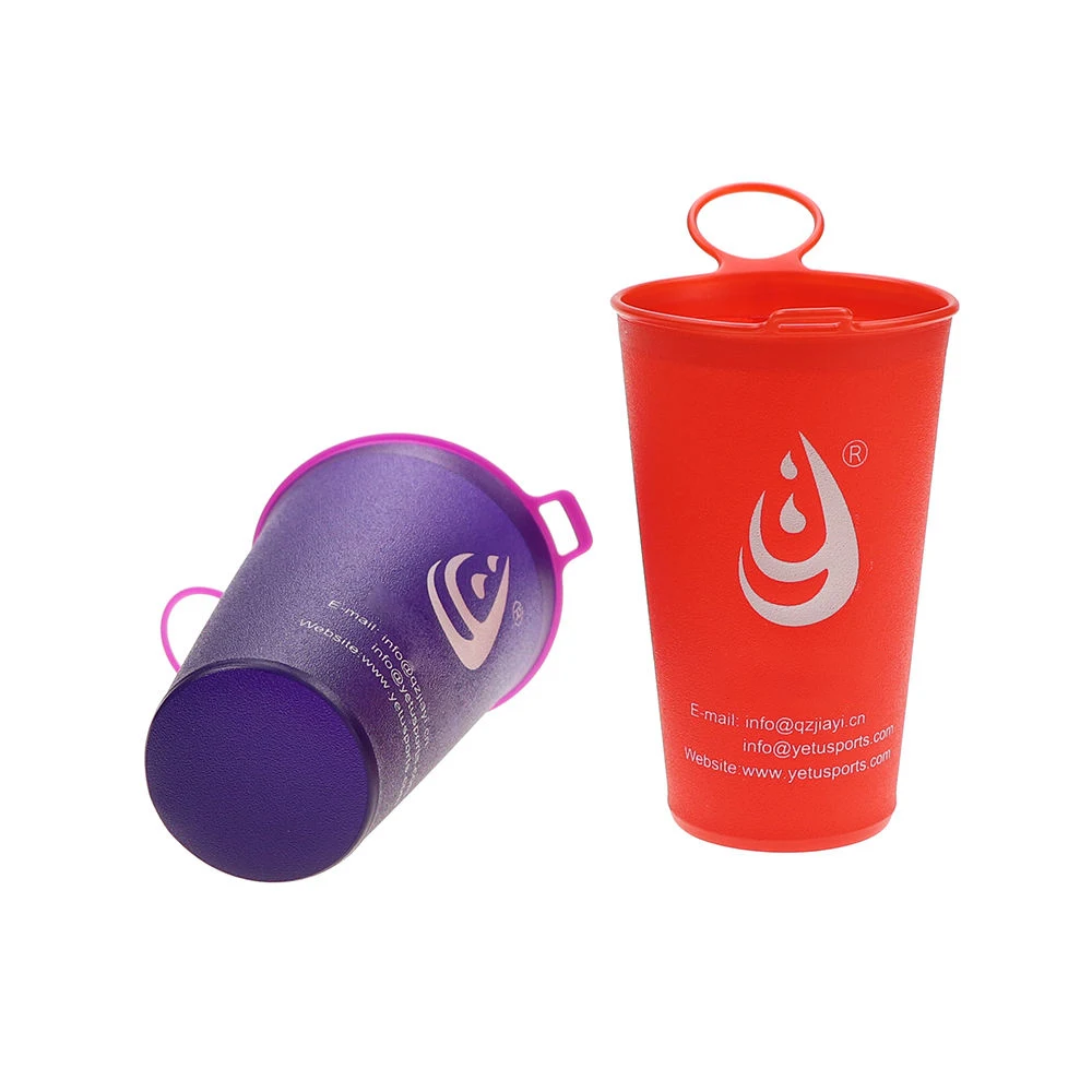 Customized Reusable Soft Drinking Collapsible Water Cup Cups & Saucers ...
