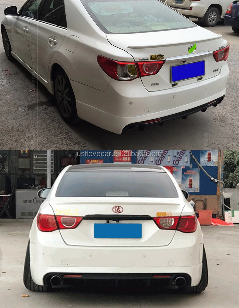 Car Body Kit For Toyota Mark X Front Bumper Lip Rear Bumper Diffuser ...