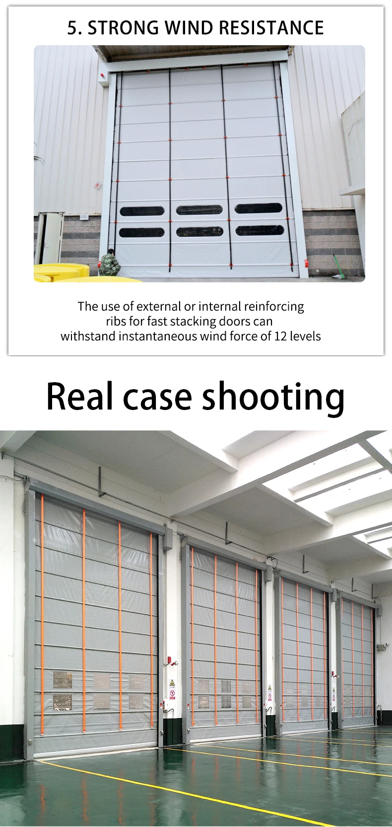 Industrial Pvc Stacking Door High Speed Door| Alibaba.com