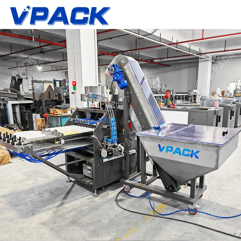 2024 Automatic 5 Gallon Cap Foam Spacer Inserting Machine/20lts Liner ...