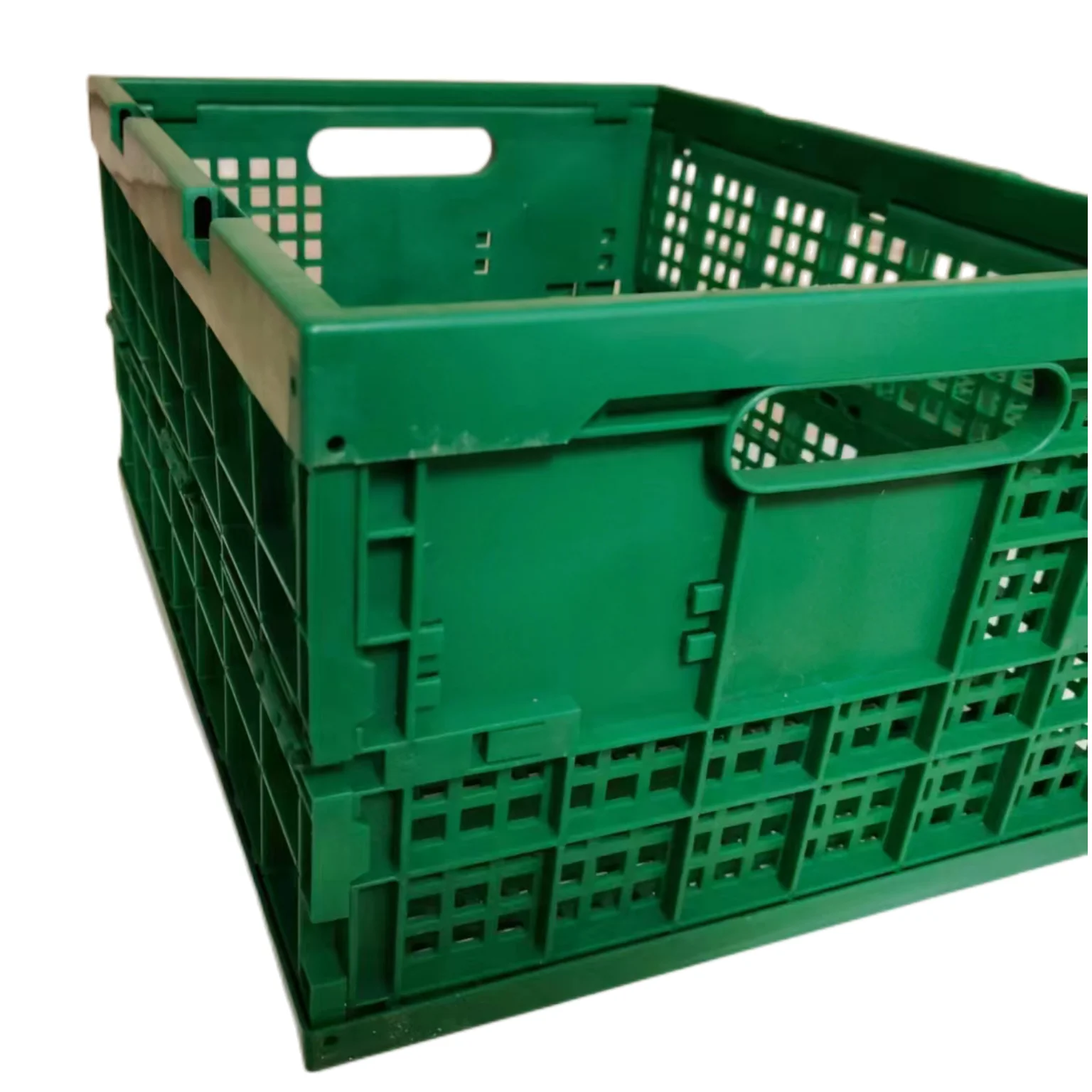 QS Plastic Fold Crates - Durable, Collapsible Storage