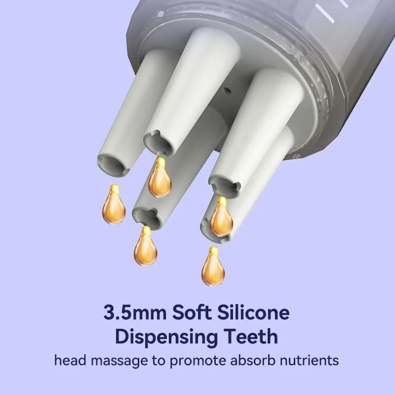 Anti Loss Hair Treatment Liquid Comb Root Oil Comb Applicator Bottle ...