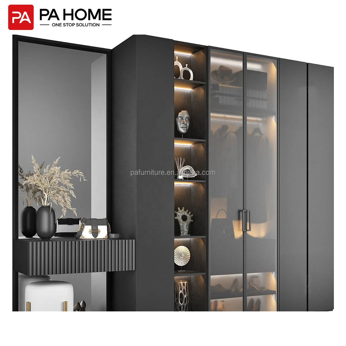 PA Wooden Dressing Table with Mirror - Latest Design