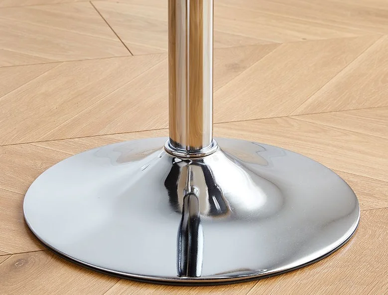 Modern Light Grey Height-adjustable bar Stool Kitchen Island Rotating ...