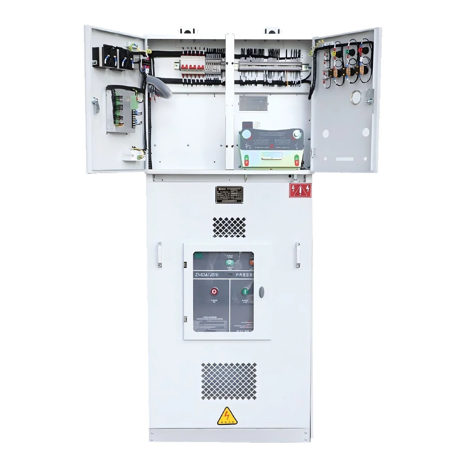 Industrial Outdoor High-Voltage Steel RMU Cabinets Dry Electric Control ...