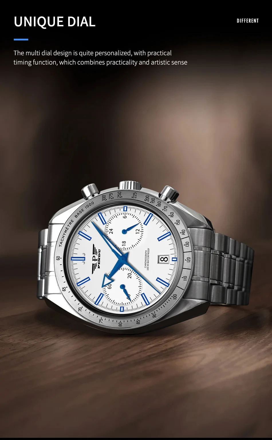 Pindu Oversea Design Luxury Classic Automatic Wristwatch Stainless ...