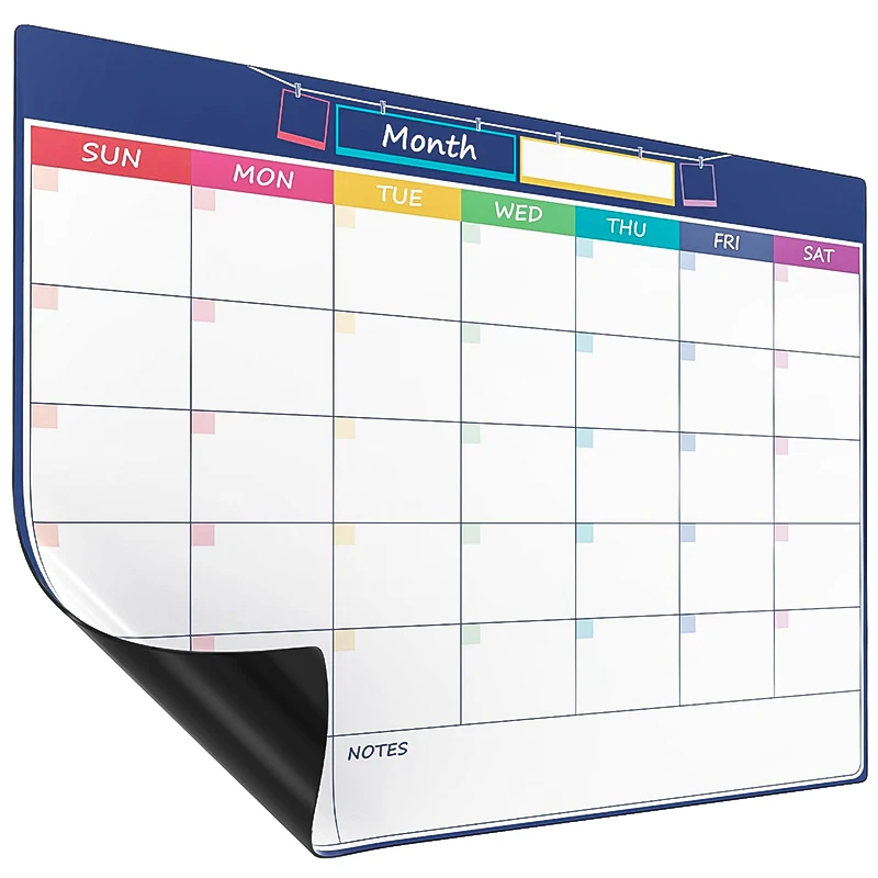 Magnetic Magnet Whiteboard Refrigerator Memo Planner Calendar Monthly ...
