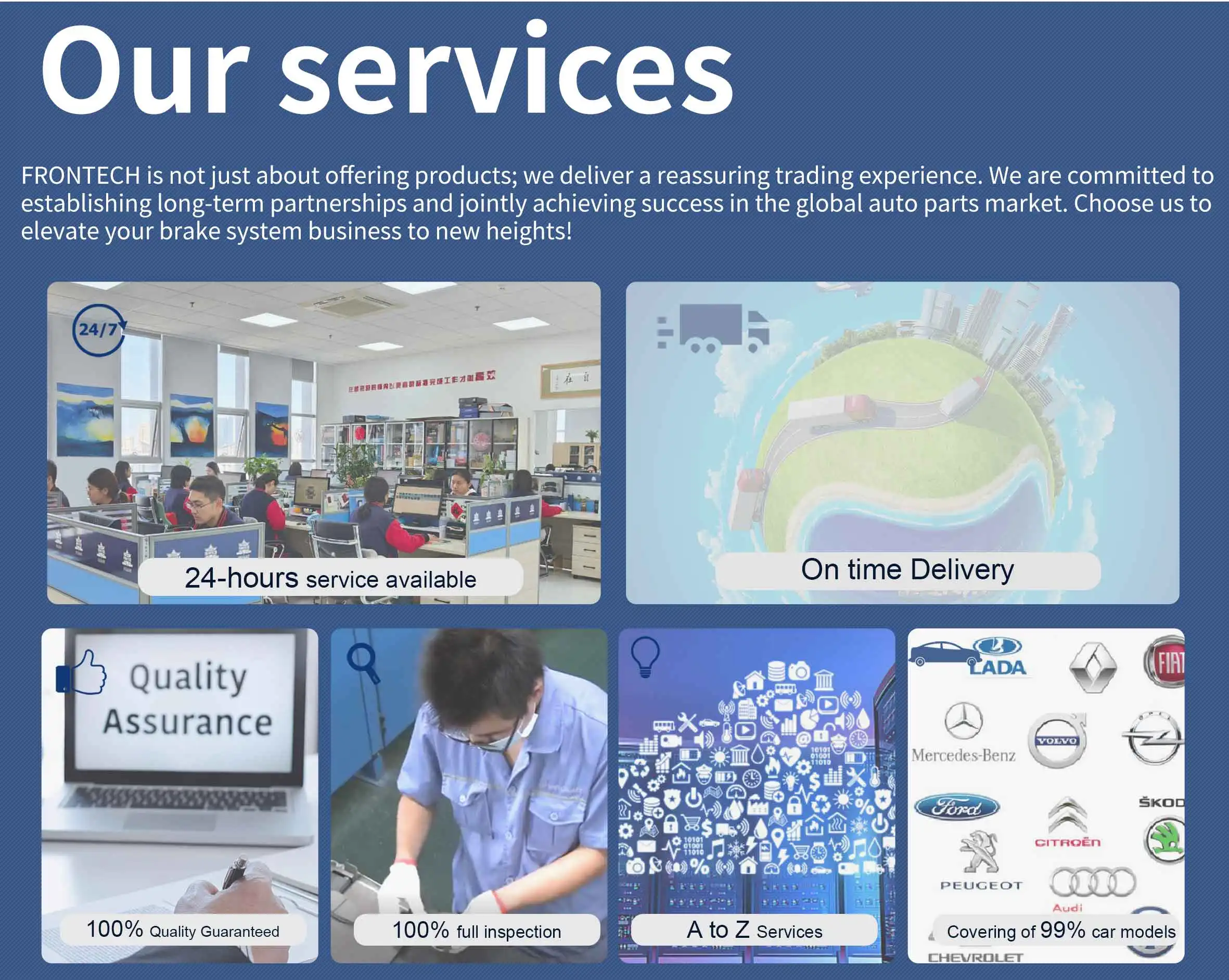 29087 Brake Pads for Truck DAF/IVECO/ MAN/MERCEDES BENZ