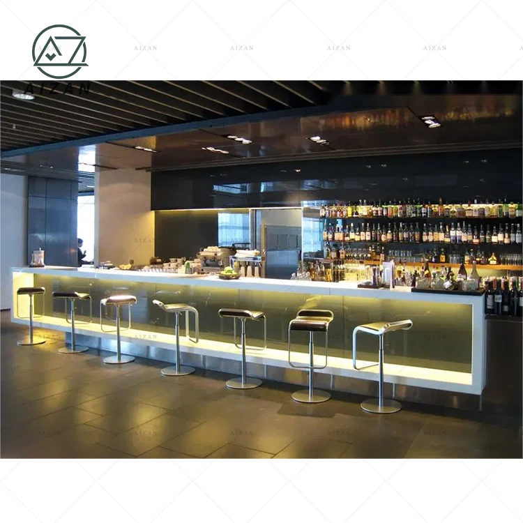 Luxury LED Bar Counter - Modern Design for VIP Lounges