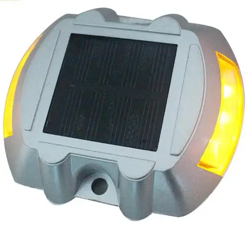 Ip68 Waterproof Led Ground Warning Light Reflective Road Stud Solar ...