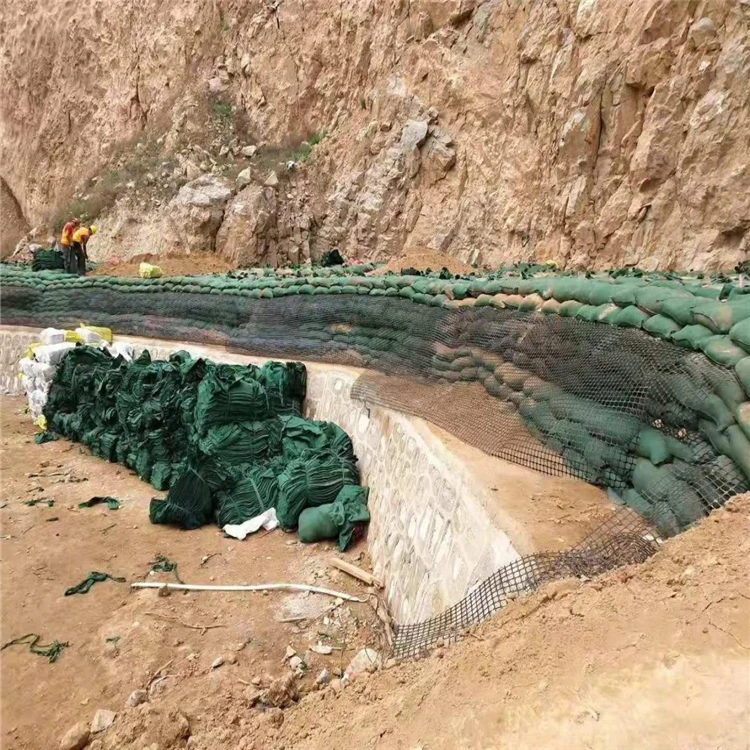 Geobag Retaining Walls Slope Stabilization Erosion Control - Buy Geobag ...