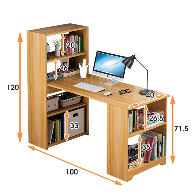 Large Size Home Office Wooden Student Study Writing Desk Table Computer ...