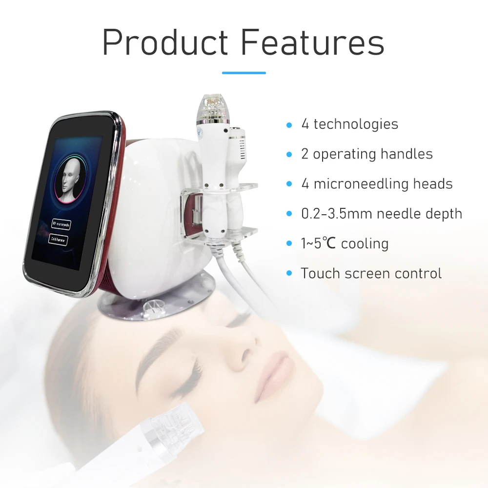 Portable 2in1 Radio Frequency Fractional Rf Microneedling Skin ...