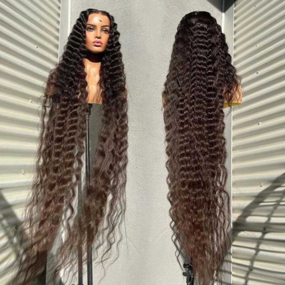 Long to 46 Inch HD Lace Closure - 13x4 Body Wave Wig