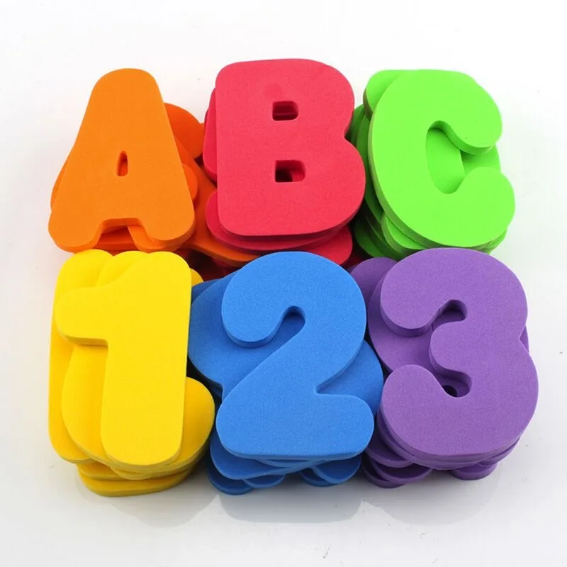 EVA Foam Kids DIY Magnetic Letters and Number Developmental Alphabet ...