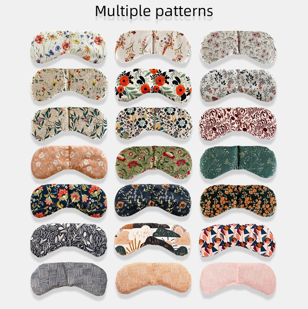 Cotton Printing Aromatherapy Microwavable Weighted Yoga Eye Pillow with ...