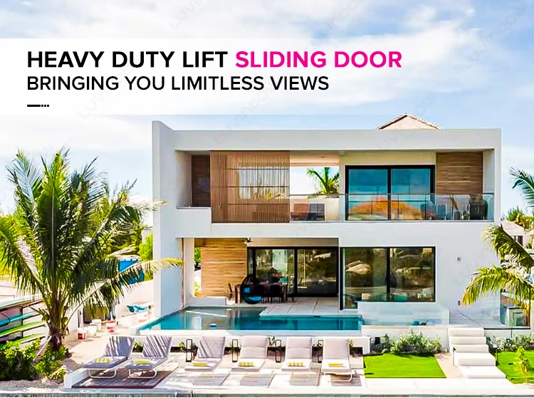 Lift Sliding Heavy Duty Big Vision Patio Door - Thermal Break
