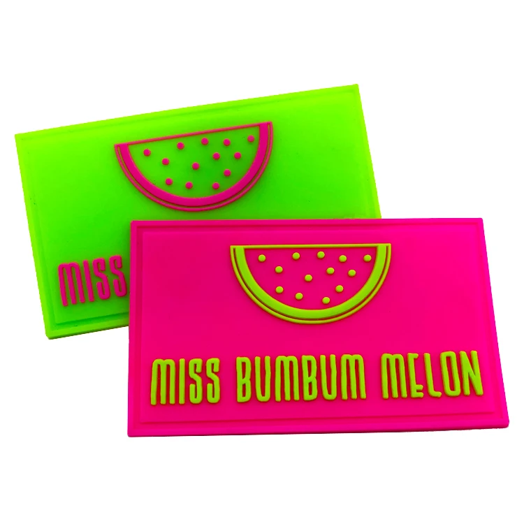 Customized Embossed Logo Soft Rubber Patches 3d Transparent Clear ...