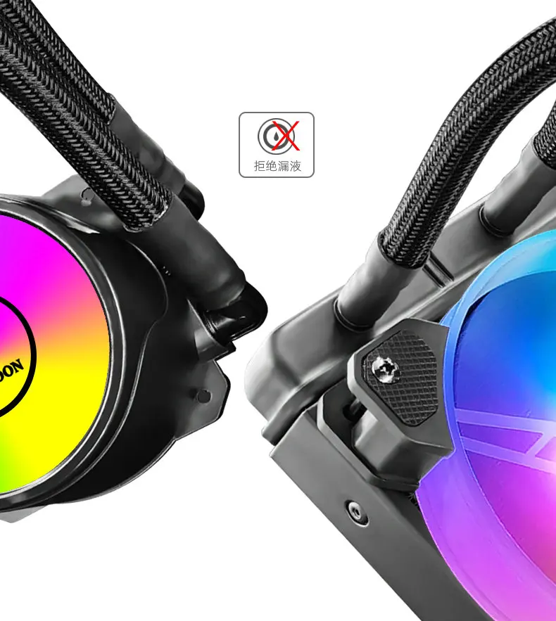 Coolmoon Ar120 120mm Aio Liquid Cooler Pwm Water Cooling For Pc Cpu ...