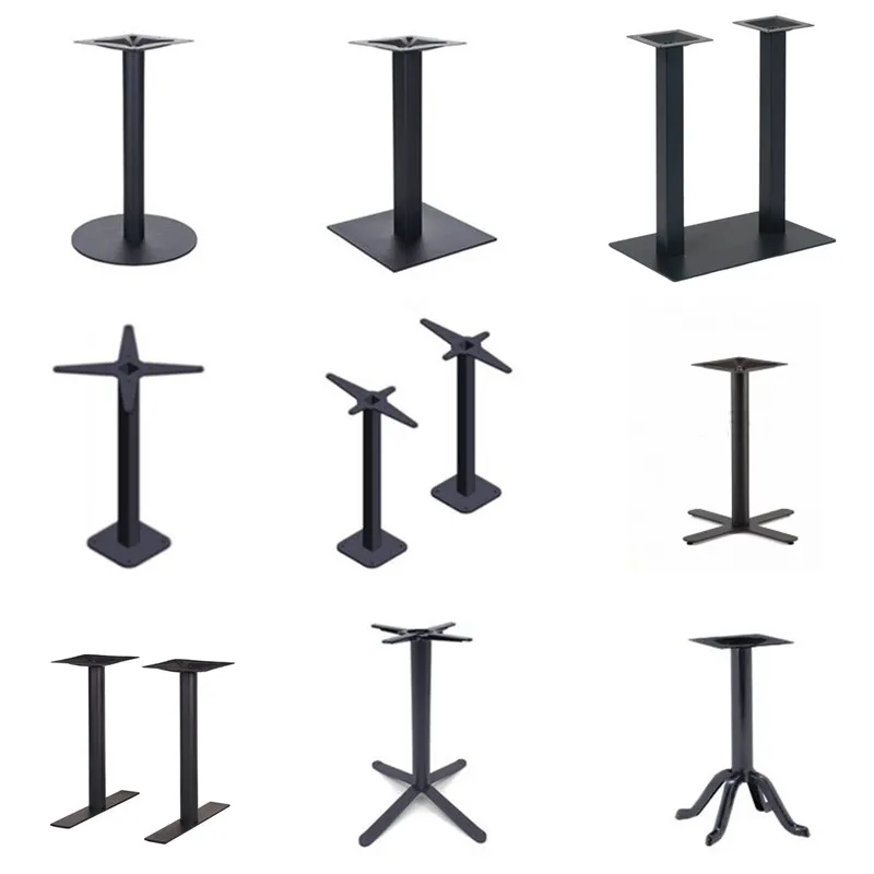 Metal Legs Dining Tables Hardwood Hpl Laminate Top Tablecustom Size 2/4 ...