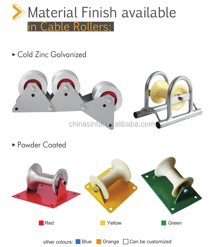 Direct Factory Price Hot Sale Promotion Hanging Cable Roller with Hook