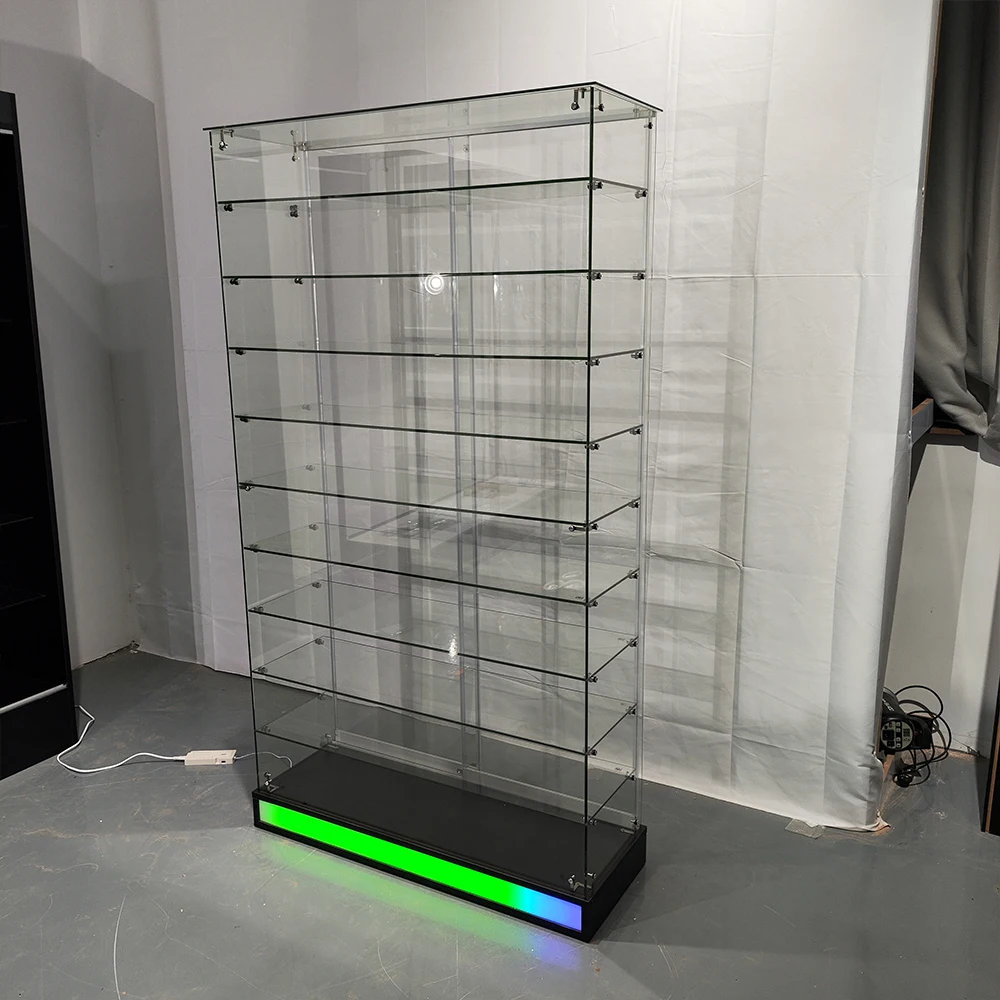 6FT RGB LED Showcase for Retail Store Shopping Mall Showroom Featuring ...