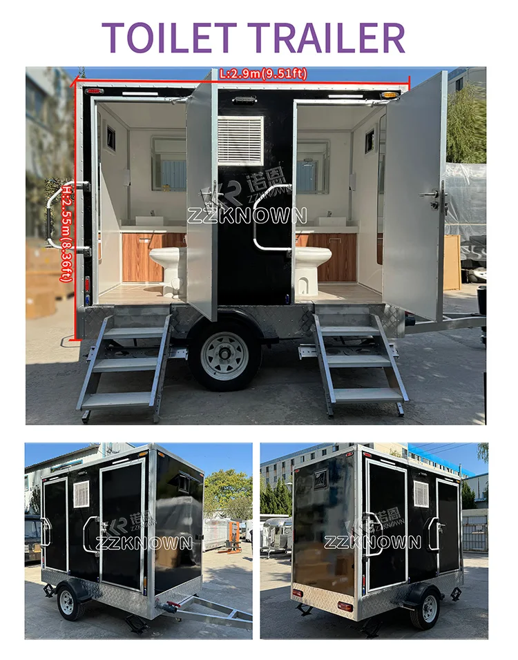 Luxury Public Trailer Bathroom - Portable Toilet Solutions