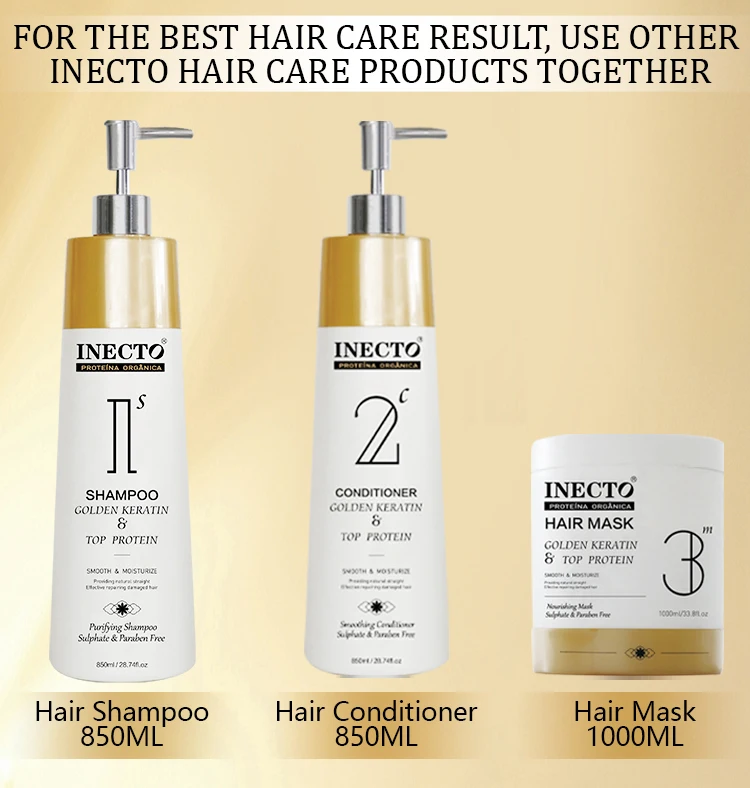 Inecto Deep Moisture Anti Frizz Hair Oil Keratin Protein Serum Moroccan ...