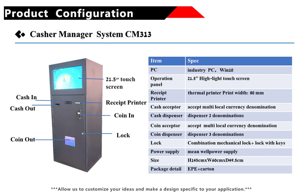 Multipurpose Cash Handing Machine Automatic Cash Register Self-Payment ...