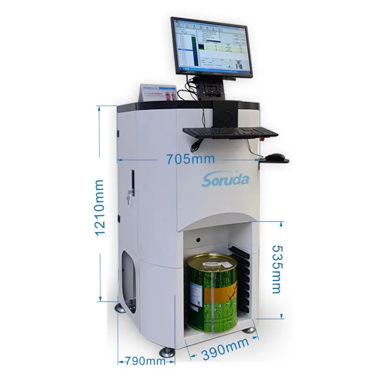 Automated Paint Color Dispensing System with Computerized Mixing ...