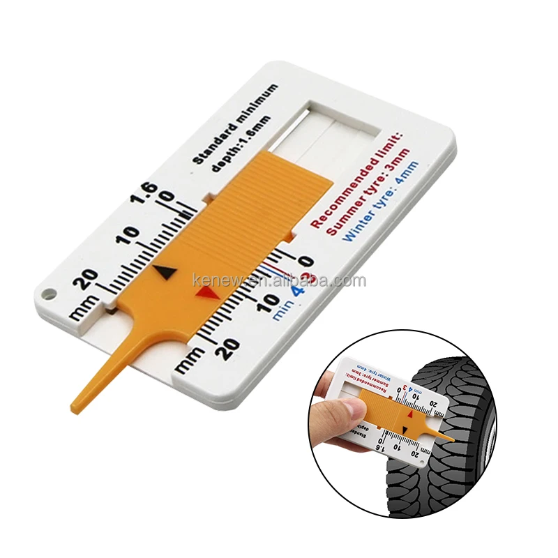 Car Wheel Tire Depth Gauge - Measure Tyre Tread Accurately