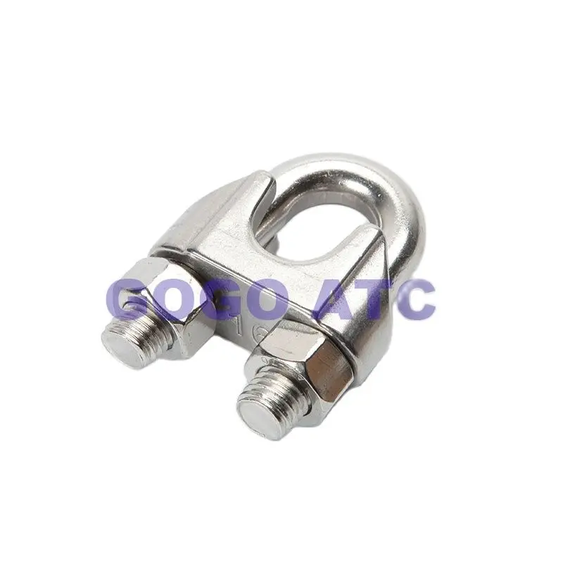 304 Wire Rope Clamp Buckle M2-M8 Stainless Steel Ingot Card U-shaped ...